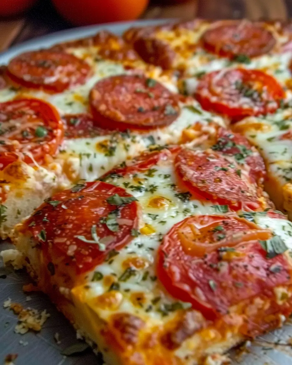 Pizza Style Cottage Cheese Bake